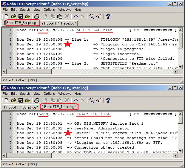 Robo FTP User s Guide Script Programming Debugging Logging And
